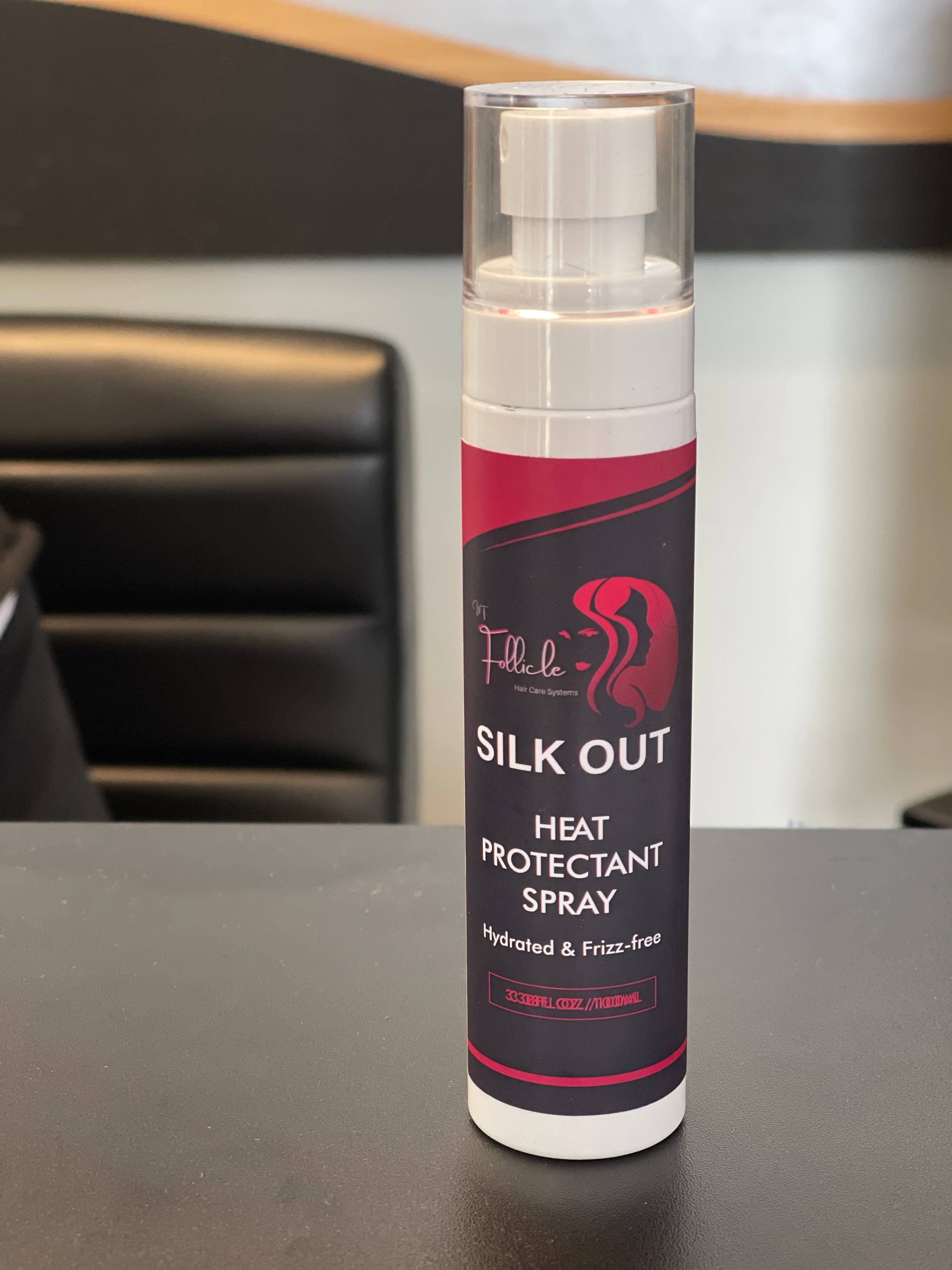 Silk Out Heat Protectant – What The Follicle Virgin Hair Company